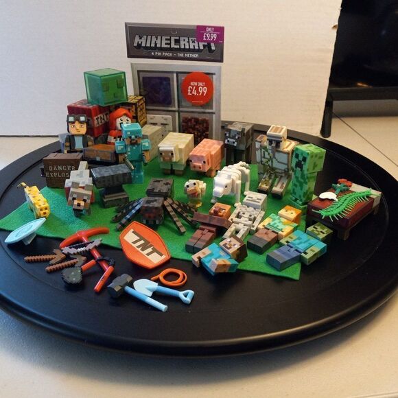 Minecraft | Toys | Minecraft Plasticanimals Blocks And Multiple ...